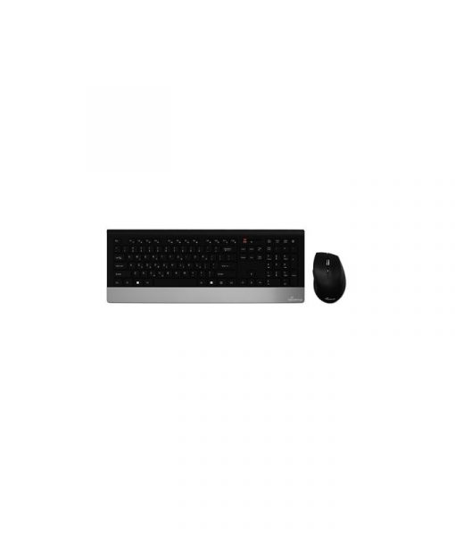 MediaRange Highline Wireless Keyboard & Mouse Set GR Black/Silver ...