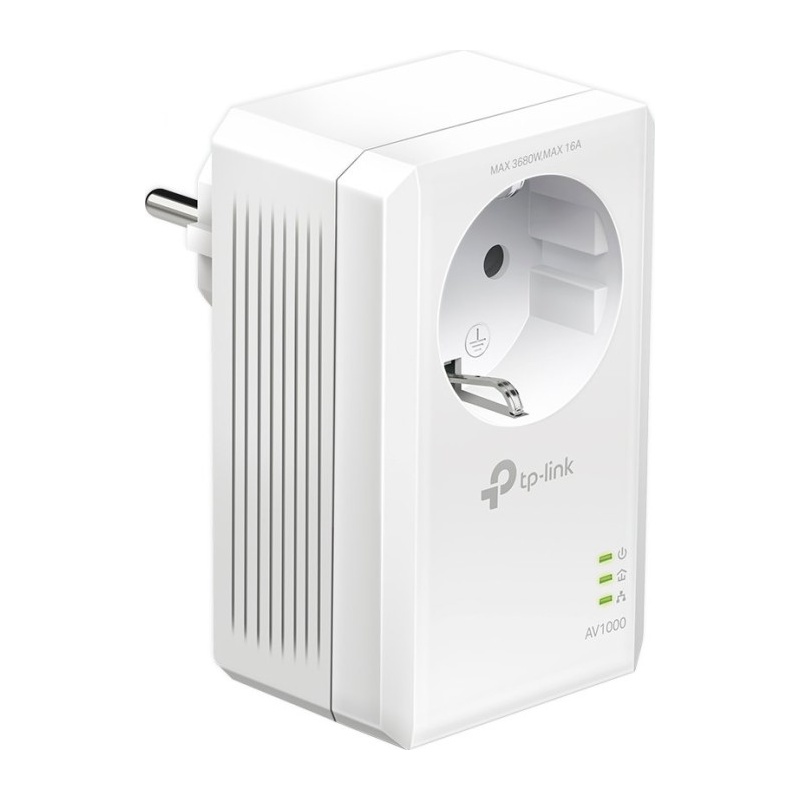 TP-Link AV1000 Gigabit Passthrough Single Powerline Adapter TL-PA7017P ...