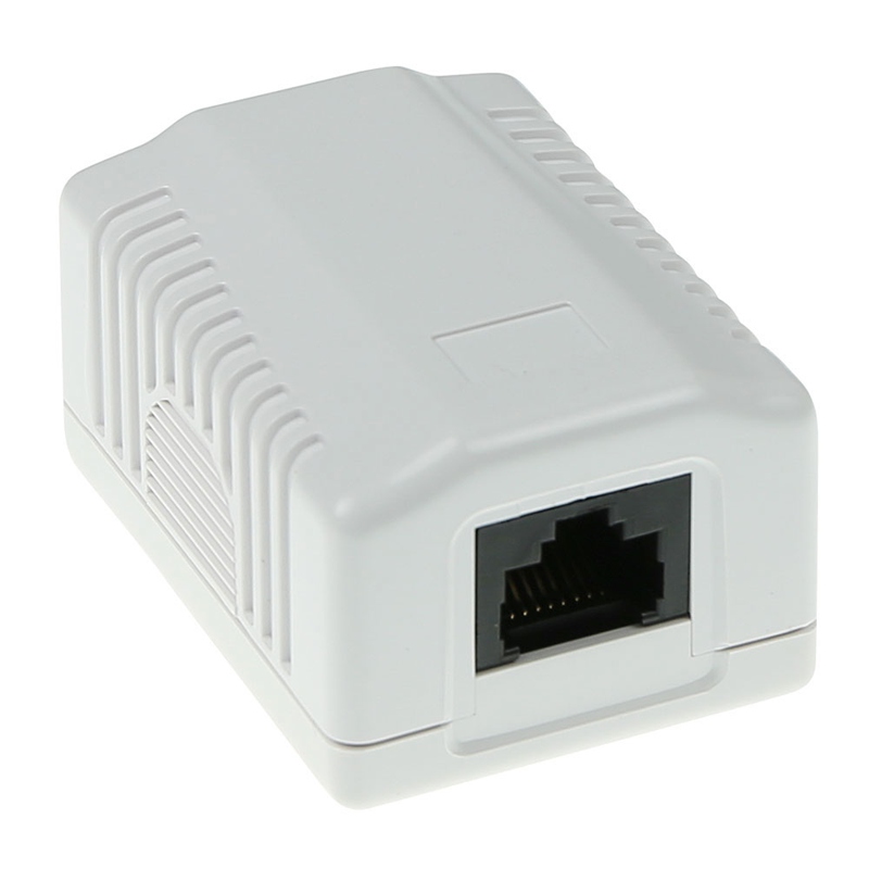 Intronics ACT UTP 1-Port RJ45 Cat.6 LSA Sticker Wall Junction Box White ...