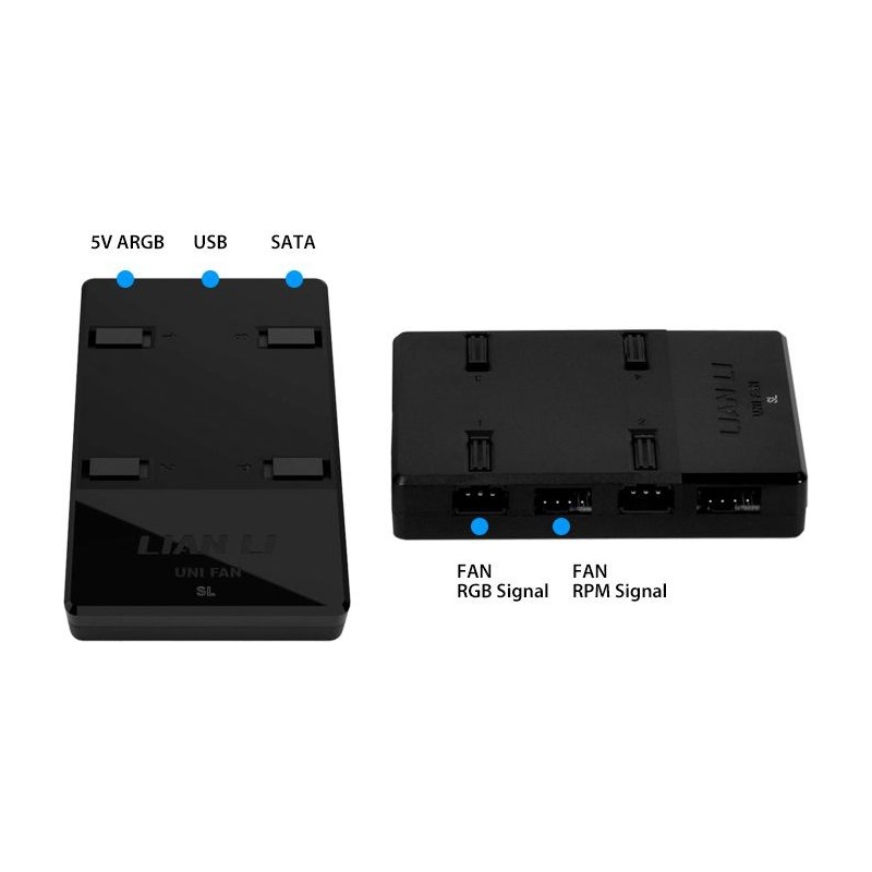 Lian Li Galahad 240 SL Edition ARGB CPU Liquid Cooler Black GA-240SLB ...