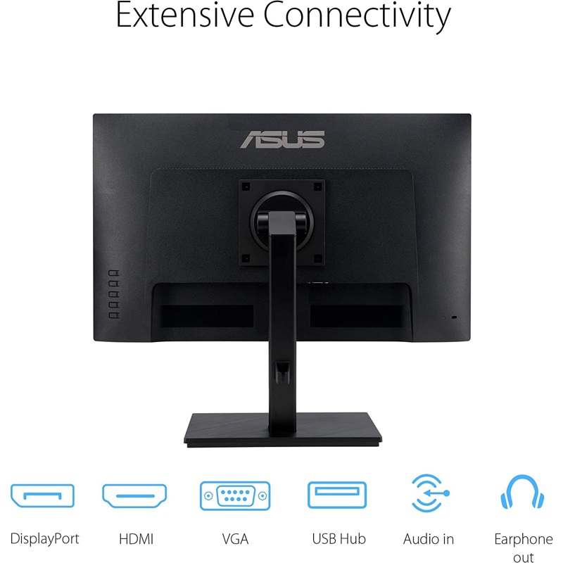 Asus VA27EQSB 27.0" FHD IPS 75Hz Monitor Black 90LM0559-B01170 | e-Gate