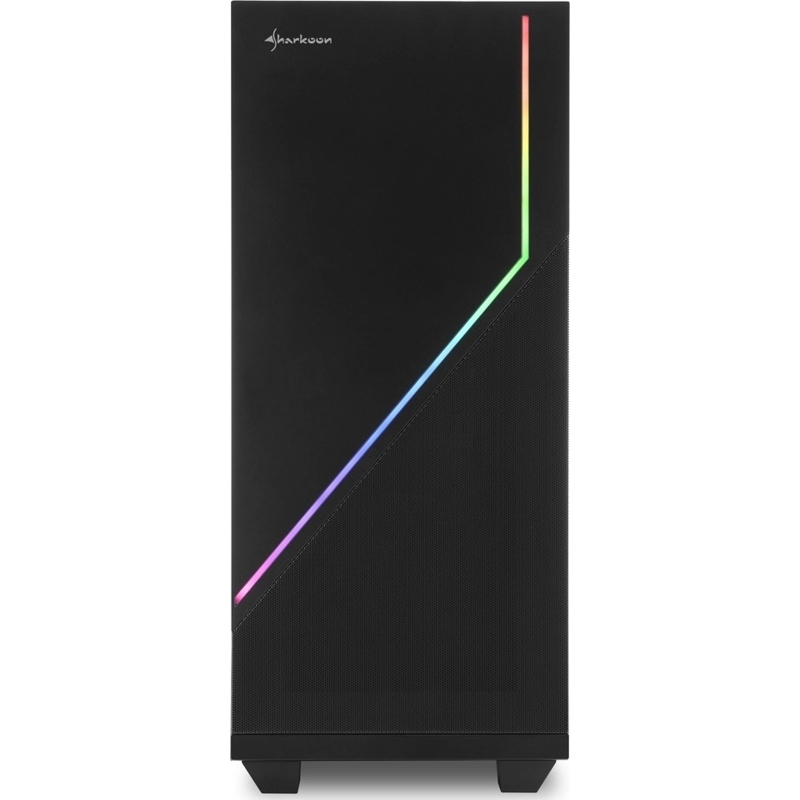 Sharkoon RGB Flow Gaming Midi Tower Computer Case Black 20930144 | e-Gate